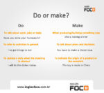 Do or make? Qual devo usar? 6 exemplos | Inglês Foco®